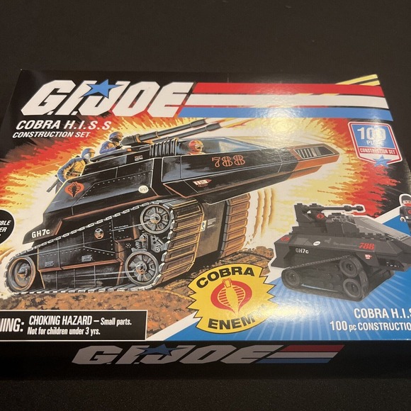 Hasbro | Toys | Gi Joe Cobra Hiss Tank With Mini Figure Construction ...